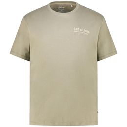 Gro&szlig;e Gr&ouml;&szlig;en s.Oliver T-Shirt mit Elasthan Farbe oliv Gr&ouml;&szlig;e: 3XL