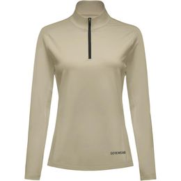 Gore Everyday Mid 1/4 Zip Bekleidung Damen beige