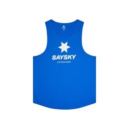 Saysky Logo Combat Pro Singlet Bekleidung Herren blau