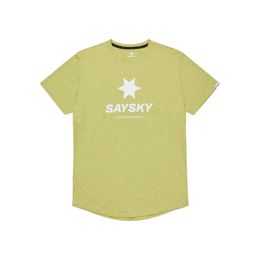 Saysky Logo Combat Pro T-shirt Bekleidung Herren gelb