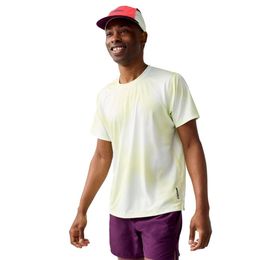 Brooks Dash Short Sleeve Printed Bekleidung Herren beige