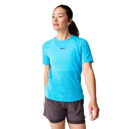 Brooks High Point Short Sleeve 2.0 Bekleidung Damen blau