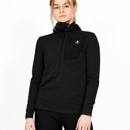Saysky Combat Half Zip Fleece Hoodie Bekleidung Damen schwarz