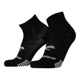 Brooks Ghost Lite Quarter 2-Pack Bekleidung Unisex schwarz