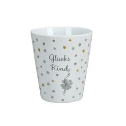 Krasilnikoff Happy Mug Becher Gl&uuml;ckskind 10 cm, &Oslash; 8,8 cm, 330 ml skandinavische Deko Online Shop