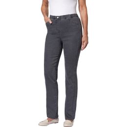 CR&Eacute;ATION L Damen Jeans mit Rei&szlig;verschluss-Blende anthrazit-grey-denim Gr&ouml;&szlig;e 205