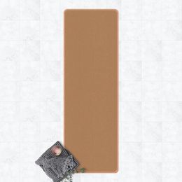 Bilderwelten Yogamatte Kork Unifarben braun Training Sportmatte - Terracotta Taupe - Gymnastik rutschfest