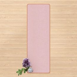 Bilderwelten Yogamatte Kork Unifarben rosa Training Sportmatte - Ros&eacute; - Gymnastik rutschfest
