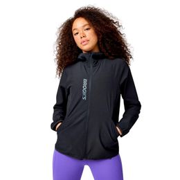 Brooks Canopy Jacket Bekleidung Damen schwarz xxl