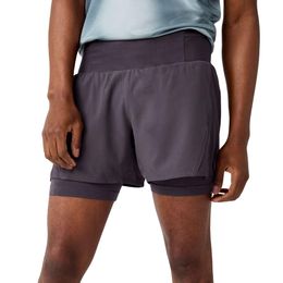 Brooks High Point 3" 2-in-1 Short 2.0 Bekleidung Herren lila L