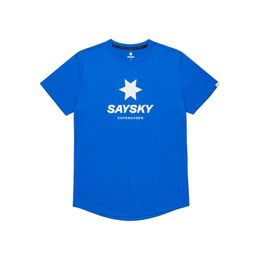 Saysky Logo Combat Pro T-shirt Bekleidung Herren blau S