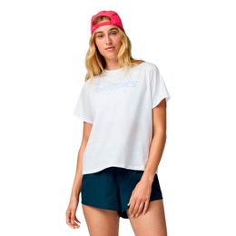 Brooks Graphic Short Sleeve Bekleidung Damen wei&szlig; M