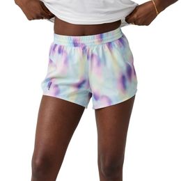 Brooks Dash Short Printed Bekleidung Damen grau XS