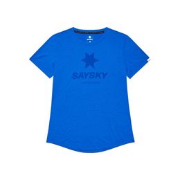 Saysky Logo Combat Pro T-shirt Bekleidung Damen blau S