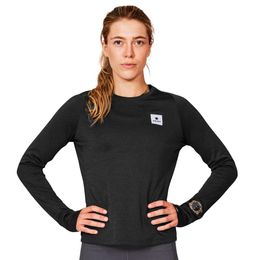 Saysky Clean Flow Long Sleeve Bekleidung Damen schwarz M