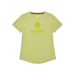 Saysky Logo Combat Pro T-shirt Bekleidung Damen gelb M