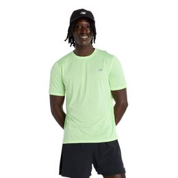 New Balance Athletics T-Shirt Bekleidung Herren gr&uuml;n S