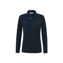 Tchibo - Langarm-Poloshirt - Herren - Gr. M - dunkelblau