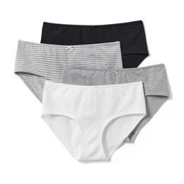 Tchibo - 4 Pantys - Damen - Gr. S - schwarz
