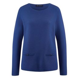 Betty Barclay - Pullover mit U-Boot-Ausschnitt, blau, Gr. 38 / S