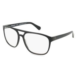 Timberland TB50033 Brille Unisex | Fassung: Vollrand, Pilot, Schwarz Gl&auml;nzend