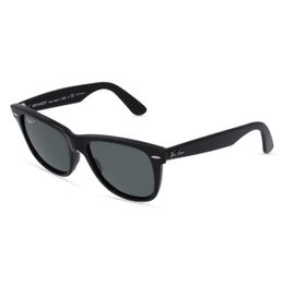 Ray-Ban RB 2140 WAYFARER | Unisex-Sonnenbrille | Fassung: Vollrand, Quadratisch, Acetat, Schwarz | Glasfarbe: Gr&uuml;n