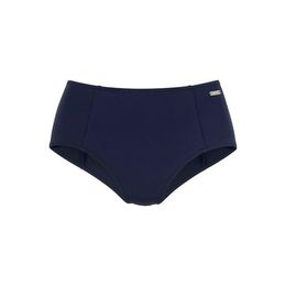 Venice Beach Highwaist-Bikini-Hose 'Planet' blau Gr. 40. Nachhaltig.