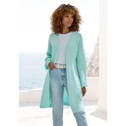 Vivance Damen Longstrickjacke, mint, Gr&ouml;&szlig;e 1