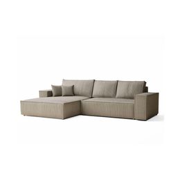 Ecksofa Maze beige Ma&szlig;e (cm): B: 294 H: 70 Sofas > Sofas nach Material > Stoffsofas &raquo; Sofa DE