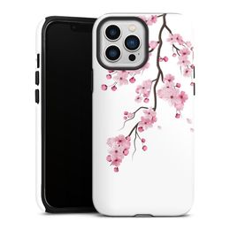 DeinDesign iPhone 13 Pro Max Handy Panzer Handyh&uuml;lle robuste Outdoor H&uuml;lle Schutzh&uuml;lle matt Aisa Japan Cherry Blossom Tough Case