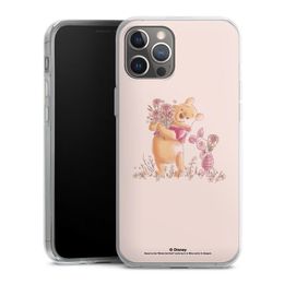 DeinDesign iPhone 12 Pro Max Handy Silikon H&uuml;lle Case transparent Handyh&uuml;lle Winnie The Pooh Piglet Disney Official Licensed Product Silikon Case