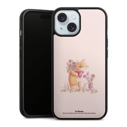 DeinDesign iPhone 15 Handy Gallery Case Handyh&uuml;lle 9H Geh&auml;rtetes Glas R&uuml;ckseite H&uuml;lle Official Licensed Product Winnie The Pooh Piglet Disney Gallery Case