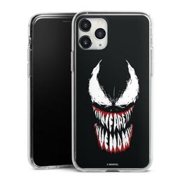 DeinDesign iPhone 11 Pro Max Handy Silikon H&uuml;lle Case transparent Handyh&uuml;lle Venom Marvel Official Licensed Product Silikon Case