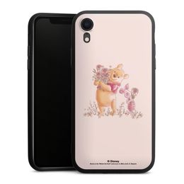 DeinDesign iPhone Xr Handy Premium Silikon H&uuml;lle Handyh&uuml;lle schwarz Case Official Licensed Product Winnie The Pooh Piglet Disney Silikon Premium Case