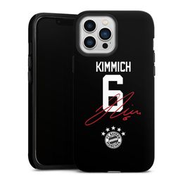 DeinDesign iPhone 13 Pro Max Handy Panzer Handyh&uuml;lle robuste Outdoor H&uuml;lle Schutzh&uuml;lle matt Fcb Fc Bayern M&uuml;nchen Kimmich Tough Case