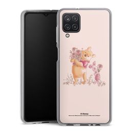 DeinDesign Galaxy A12 Handy Silikon H&uuml;lle Case transparent Handyh&uuml;lle Winnie The Pooh Piglet Official Licensed Product Disney Silikon Case