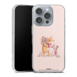 DeinDesign iPhone 16 Pro Handy Silikon H&uuml;lle Case transparent Handyh&uuml;lle Official Licensed Product Winnie The Pooh Piglet Disney Silikon Case