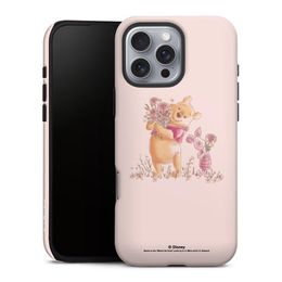 DeinDesign iPhone 16 Pro Max Handy Panzer Handyh&uuml;lle robuste Outdoor H&uuml;lle Schutzh&uuml;lle gl&auml;nzend Official Licensed Product Winnie The Pooh Piglet Disney Tough 