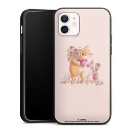 DeinDesign iPhone 12 Handy Premium Silikon H&uuml;lle Handyh&uuml;lle schwarz Case Official Licensed Product Winnie The Pooh Piglet Disney Silikon Premium Case
