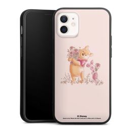 DeinDesign iPhone 12 mini Handy Premium Silikon H&uuml;lle Handyh&uuml;lle schwarz Case Official Licensed Product Winnie The Pooh Piglet Disney Silikon Premium Case