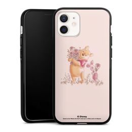 DeinDesign iPhone 12 mini Handy Silikon H&uuml;lle Case schwarz Handyh&uuml;lle Official Licensed Product Winnie The Pooh Piglet Disney