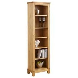 Standregal OTTO HOME "Rauna", beige (gelaugt, ge&ouml;lt), B:57,4cm H:180cm T:38cm, Regale, Standregal, H&ouml;he 180 cm, aus massiver Kiefer, FSC-zertifiziert