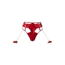 Hunkem&ouml;ller Hunkem&ouml;ller String 'NOEKI' Damen Gr&ouml;&szlig;e XS blutrot