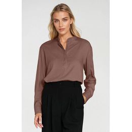 Nife Bluse in Hellbraun - 78% | Gr&ouml;&szlig;e 42 | Damen-blusen