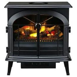 Glen Dimplex Deutschland Elektrokamin DIMPLEX "Stockbridge", schwarz, B:62cm H:66cm T:39cm, Elektrokamin&ouml;fen, schwarz, mit Heizung, Fernbedienung, 3D Optimyst Flammeneffek