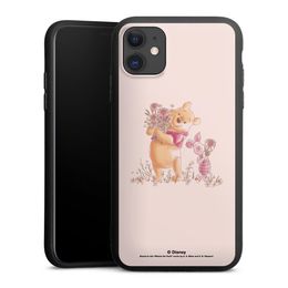 DeinDesign iPhone 11 Handy Premium Silikon H&uuml;lle Handyh&uuml;lle schwarz Case Winnie The Pooh Piglet Disney Official Licensed Product Silikon Premium Case