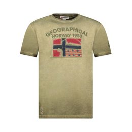 Geographical Norway Shirt "Jotz" in Khaki - 62% | Gr&ouml;&szlig;e 128 | Kinder-oberteile