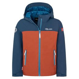 Trollkids Regenjacke "Telemark" in Dunkelblau - 28% | Gr&ouml;&szlig;e 122 | Kinder-outdoor-jacken