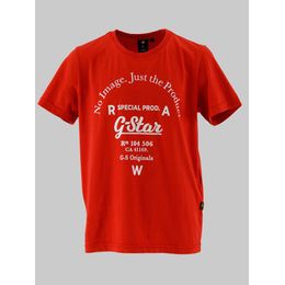 G-Star Raw G-Star Shirt in Rot - 48% | Gr&ouml;&szlig;e 128 | Kinder-oberteile