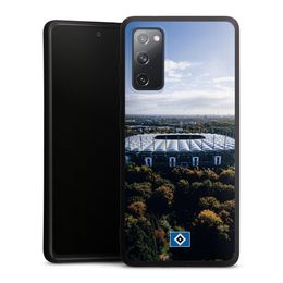 DeinDesign Galaxy S20 FE 5G Handy Premium Silikon H&uuml;lle Handyh&uuml;lle schwarz Case Hamburger Sv Hsv Stadium Silikon Premium Case